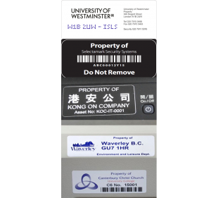 Asset Labels | Secure Property Marking | SelectaMark Hong kong